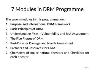 Disaster Management system - Case Studies | PPTX