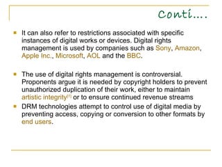 Digital Rights Management | PPT