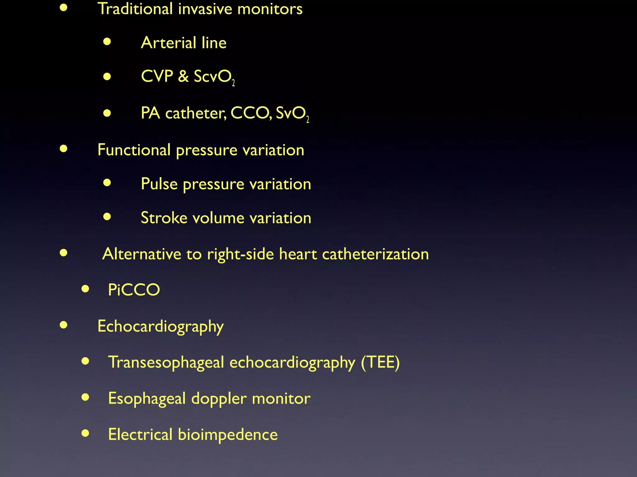 Dr masjedi hemodynamic monitoring in ICU | PPT