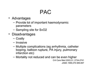 Dr masjedi hemodynamic monitoring in ICU | PPT