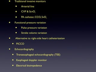 Dr masjedi hemodynamic monitoring in ICU | PPT