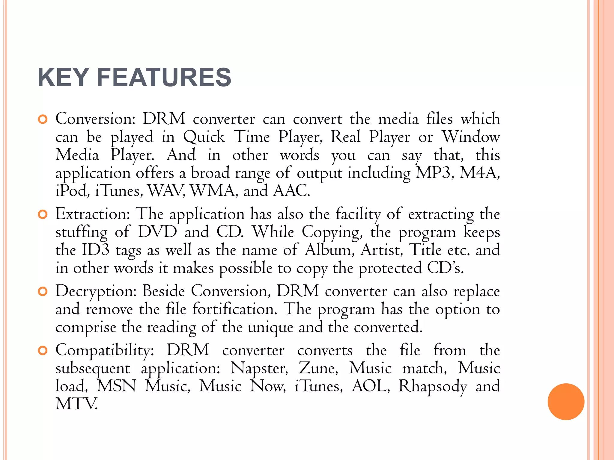Drm converter | PPTX