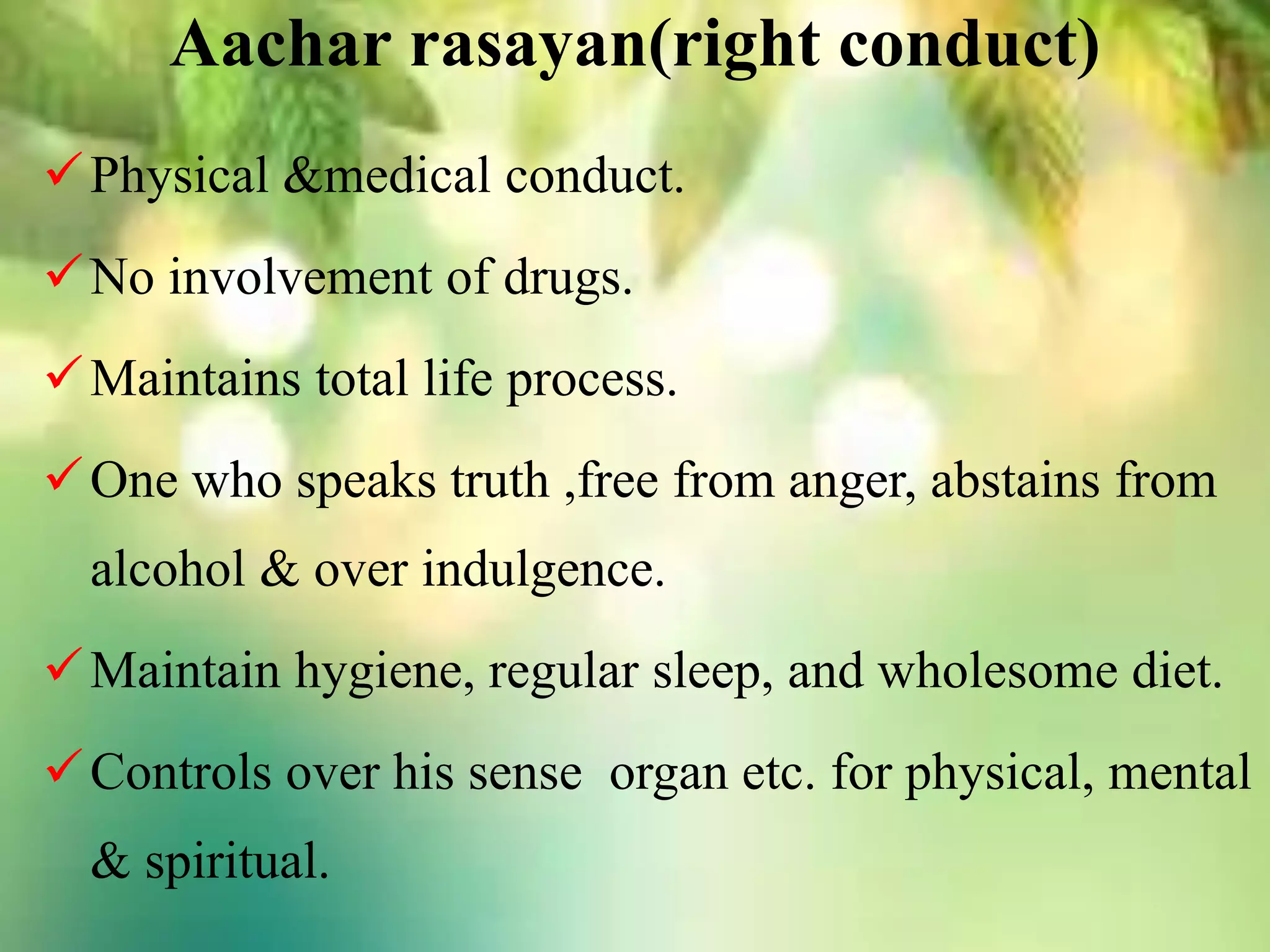 NON PHARMACOLOGICAL MANAGEMENT OF PSYCHOSOMATIC DISEASE BY AYURVEDA | PPTX