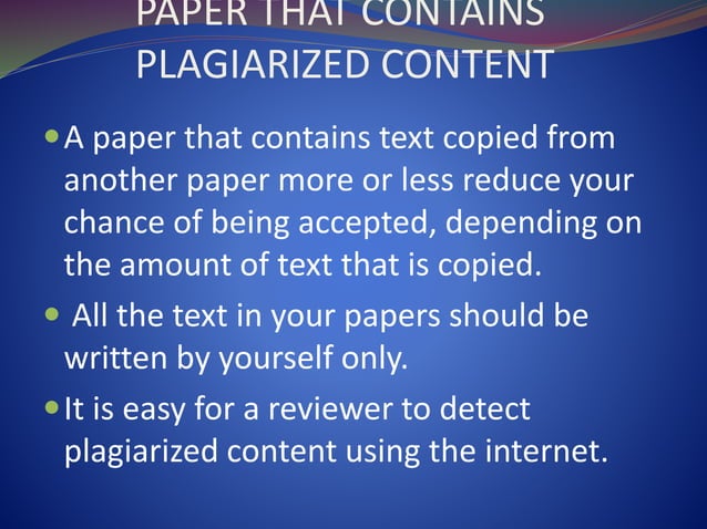 Common Errors in Writing a Research Paper | PPT