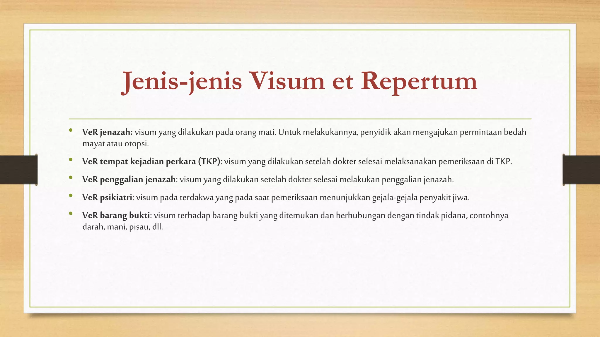 Visum et repertum | PPTX
