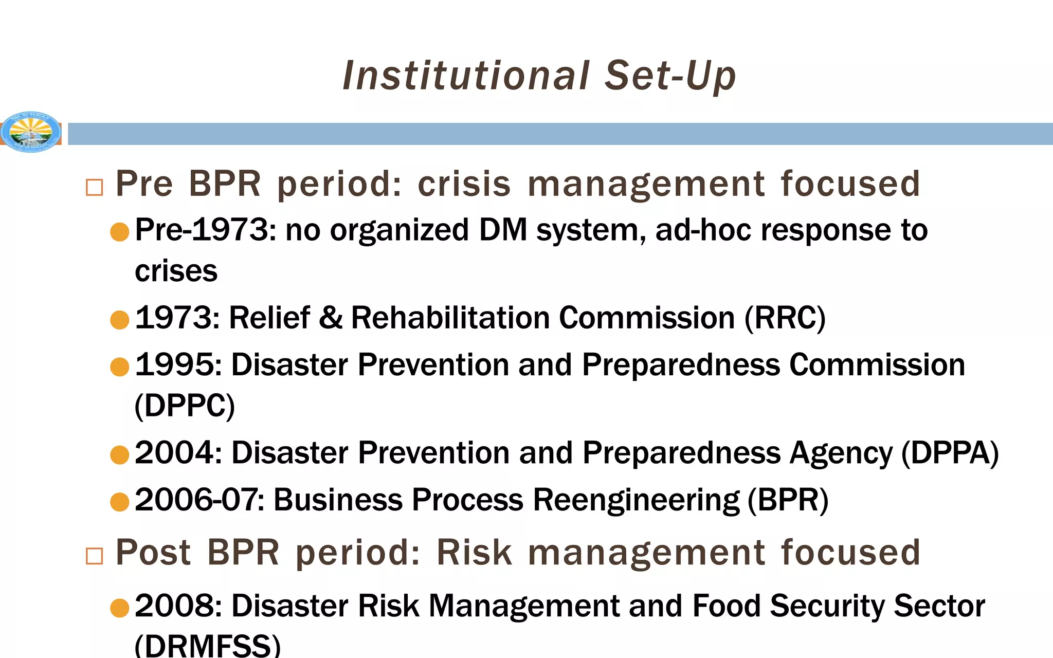 drm governance ethiopia.ppt