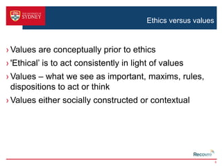 Ethics in decision making and risk taking | PPTX