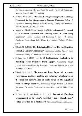 Dr mohamed eldeeb CV | PDF