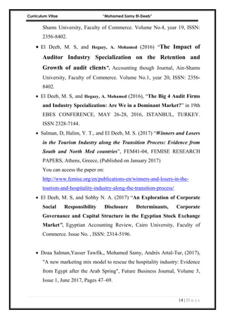 Dr mohamed eldeeb CV | PDF