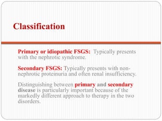 Dr mohammed kamal fsgs | PPTX