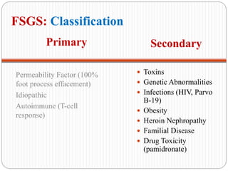 Dr mohammed kamal fsgs | PPTX