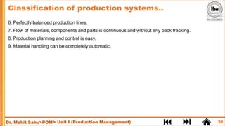 Production and Operation Management (Production Management) | PPTX