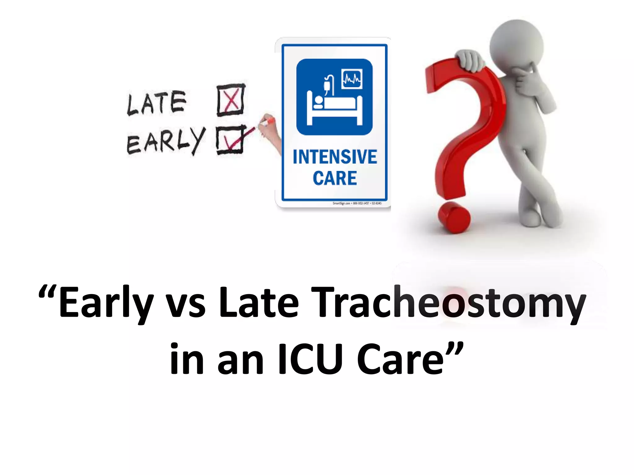Tracheostomy - An Overview and Recent Concepts | PPTX
