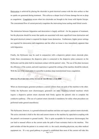 Dr motley Guide to the Hyfrecator | PDF