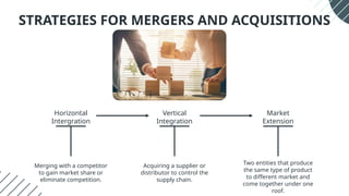 Merges and acquisitions strategy and out | PPTX