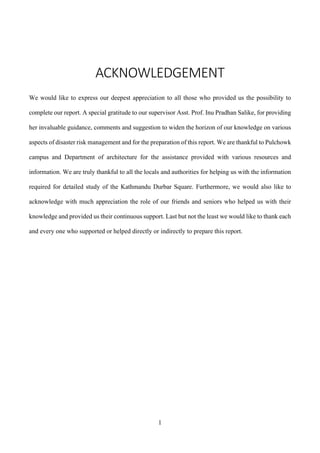 Risk Assessment of Kathmandu Durbar Square 2015 earthquake | PDF