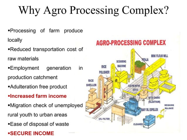 Agro-Processing Complexes, Punjab Agricultural University | PPTX