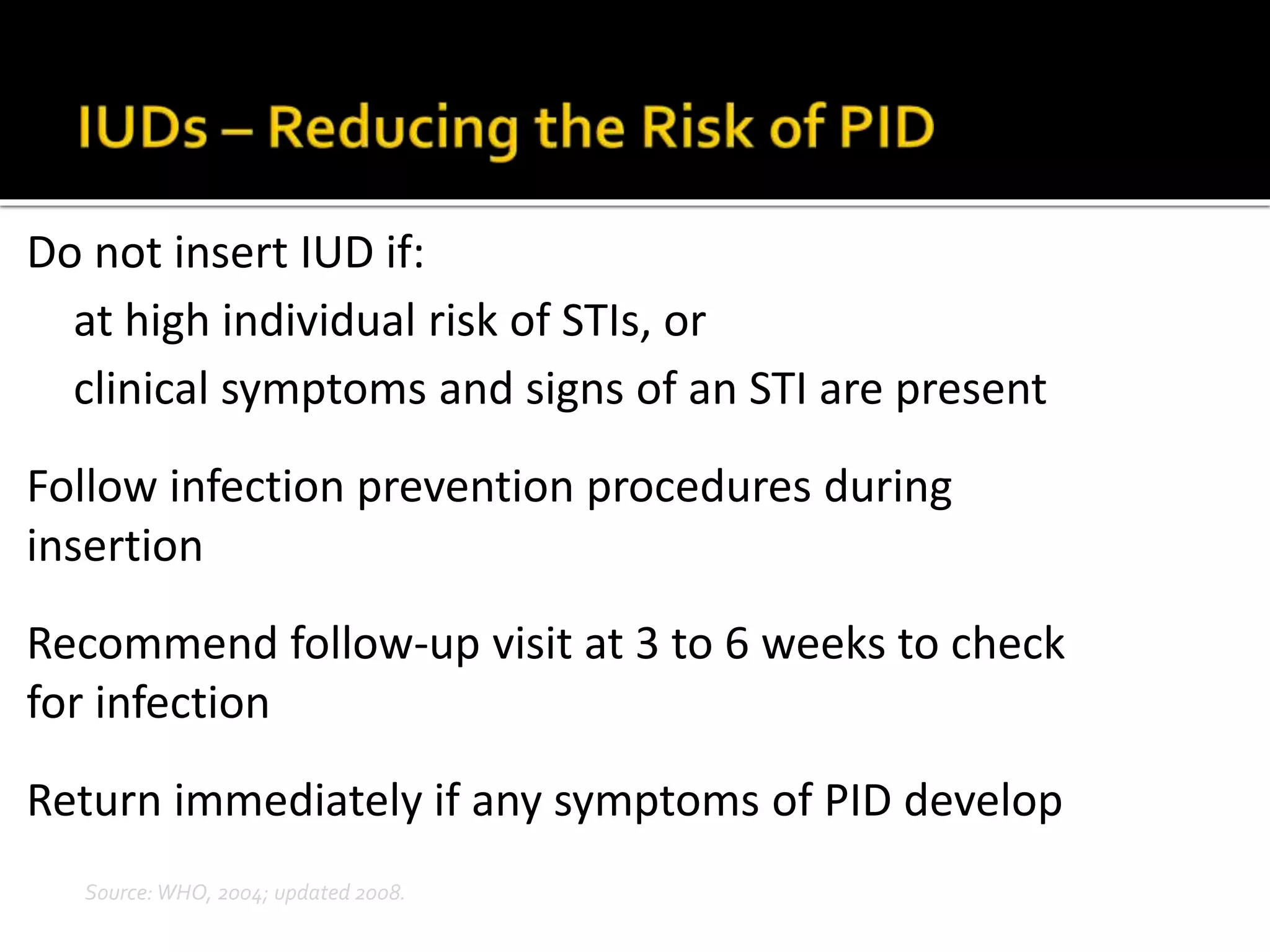 Drm science lecture 2 CONTRACEPTIVES AND IUDs | PPTX