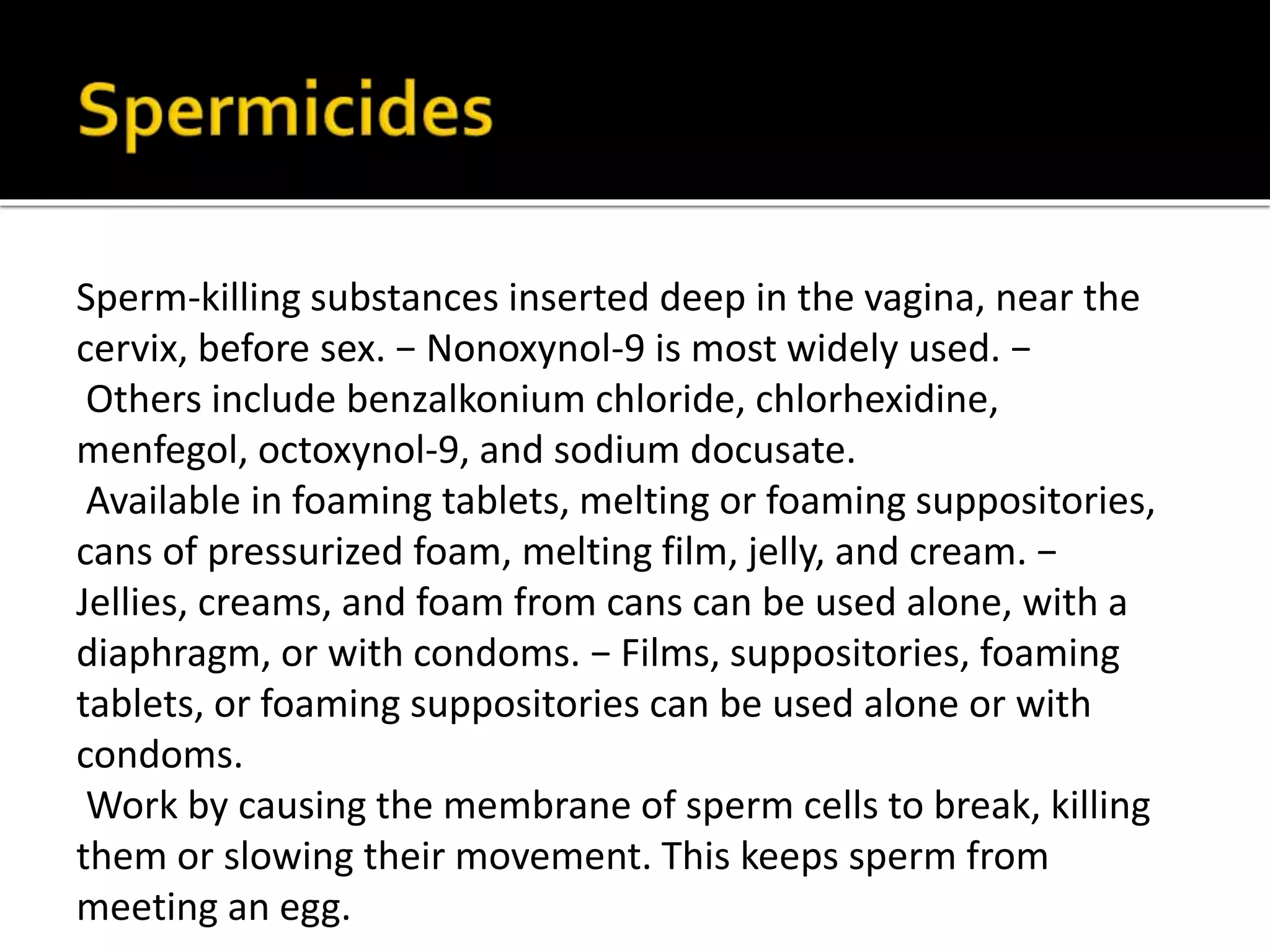 Drm science lecture 2 CONTRACEPTIVES AND IUDs | PPTX