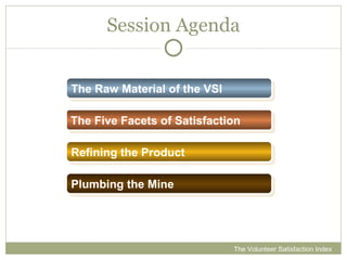 The Volunteer Satisfaction Index: A Rare and Valuable Resource | PPT