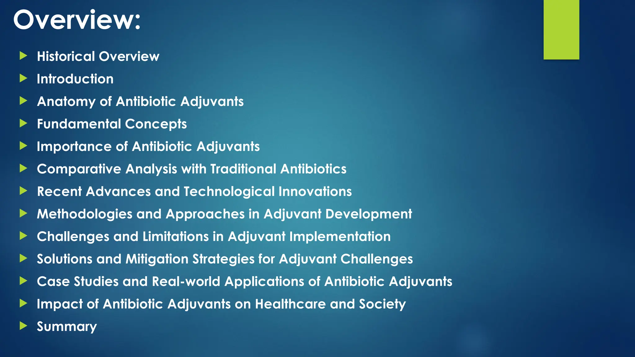 Dr Nagendra's ppt Antibiotic Adjuvants.pptx