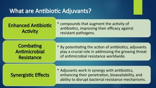 Dr Nagendra's ppt Antibiotic Adjuvants.pptx