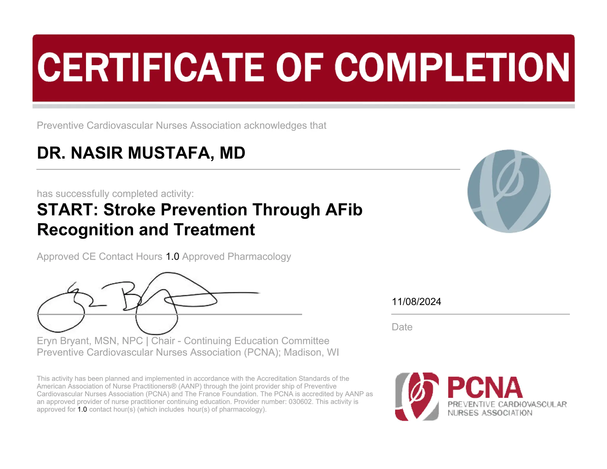 DR NASIR MUSTAFA Stroke Prevention Through AFib Recognition and ...