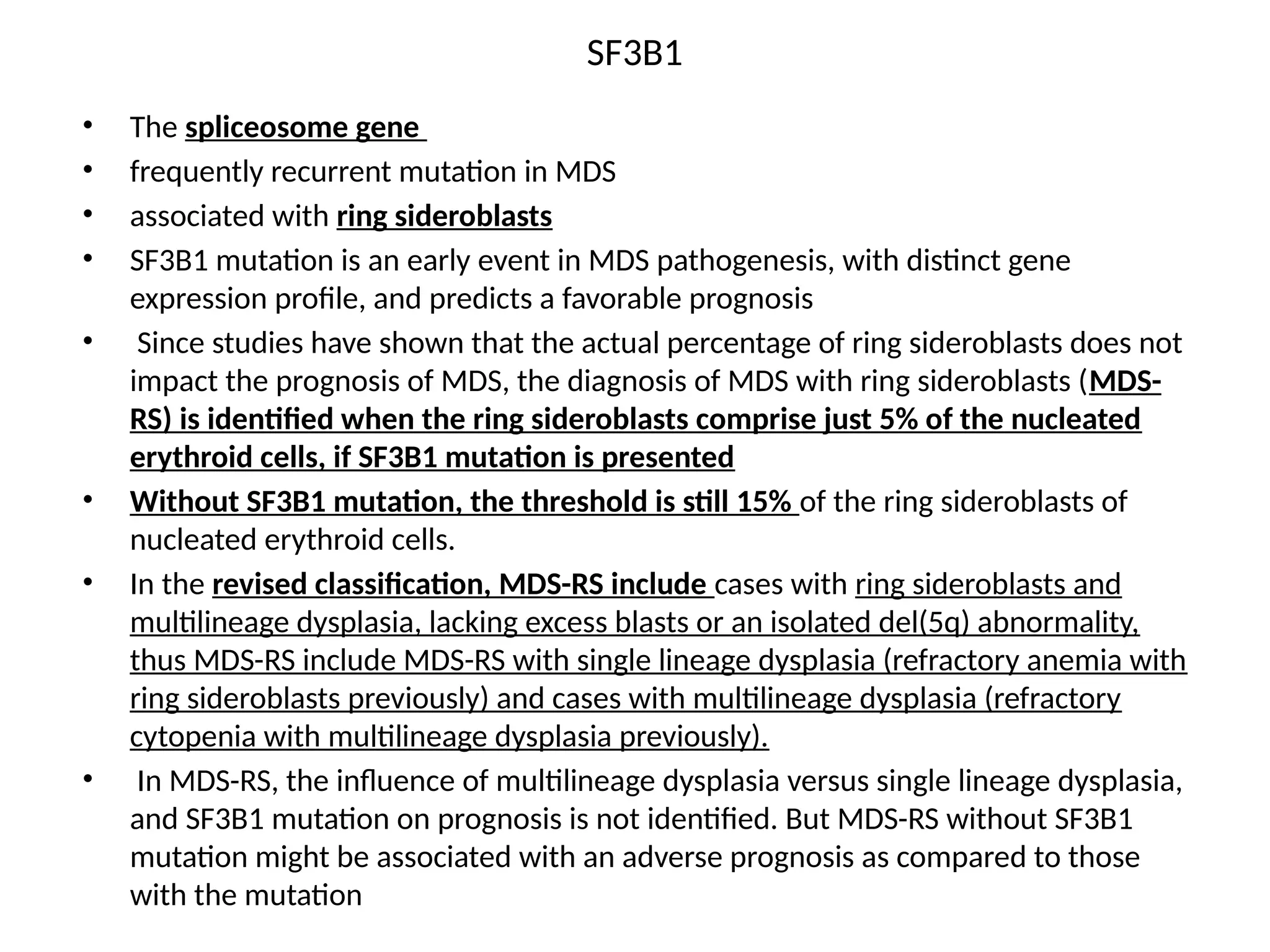 The 2016 revision to the WHO classification of myelodysplastic ...
