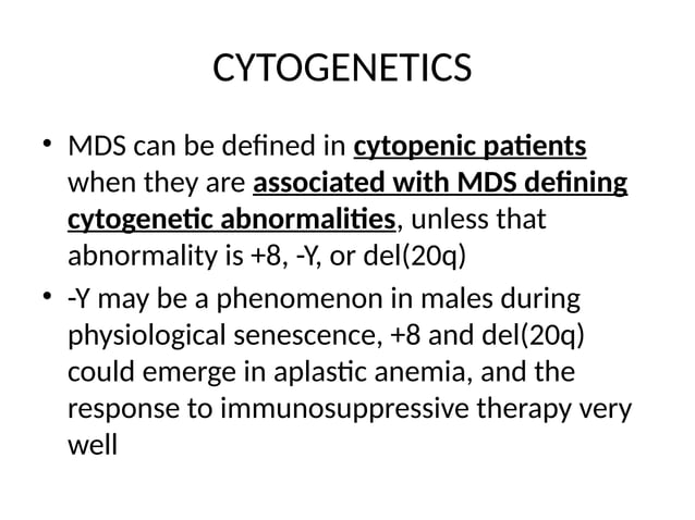 The 2016 revision to the WHO classification of myelodysplastic ...