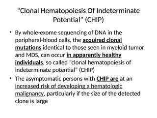 The 2016 revision to the WHO classification of myelodysplastic ...