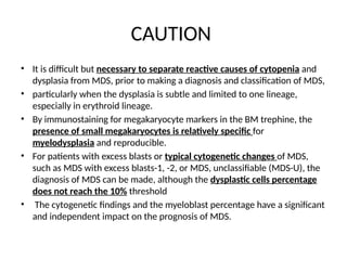 The 2016 revision to the WHO classification of myelodysplastic ...