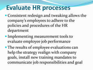 HR Analytics Design, Implementation and Measurement of HR Strategy | PDF