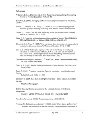 mentoring in teacher education building nurturing education quality ...