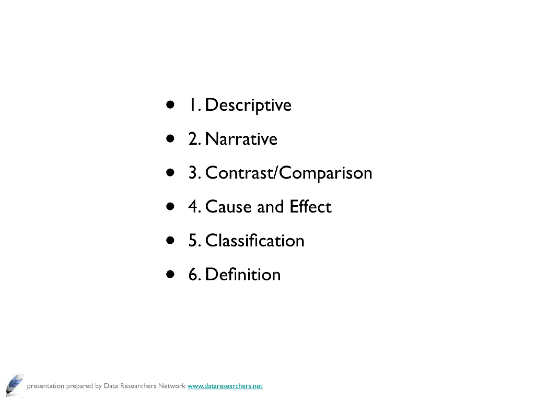 Writing Guide: 6 Most Popular Types of Writing | PDF