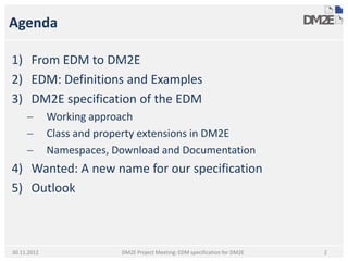 Evelyn Droege - EDM specification for DM2E | PDF