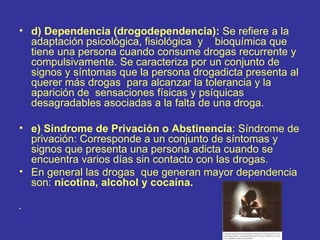 Drogas | PPT