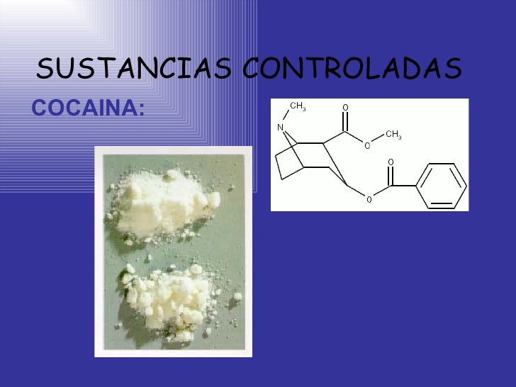 Sustancias Controladas