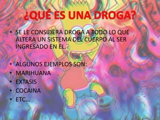 Drogas audio visuales | PPTX