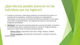 Drogas de diseño y oxido nitrogeno | PPTX