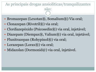 Drogas que atuam no sistema nervoso central | PPTX