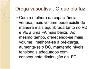 Drogas vasoativas | PPT