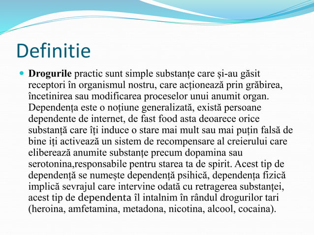 Drogurile | PPTX