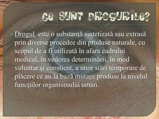 Drogurile.chimie | PPTX
