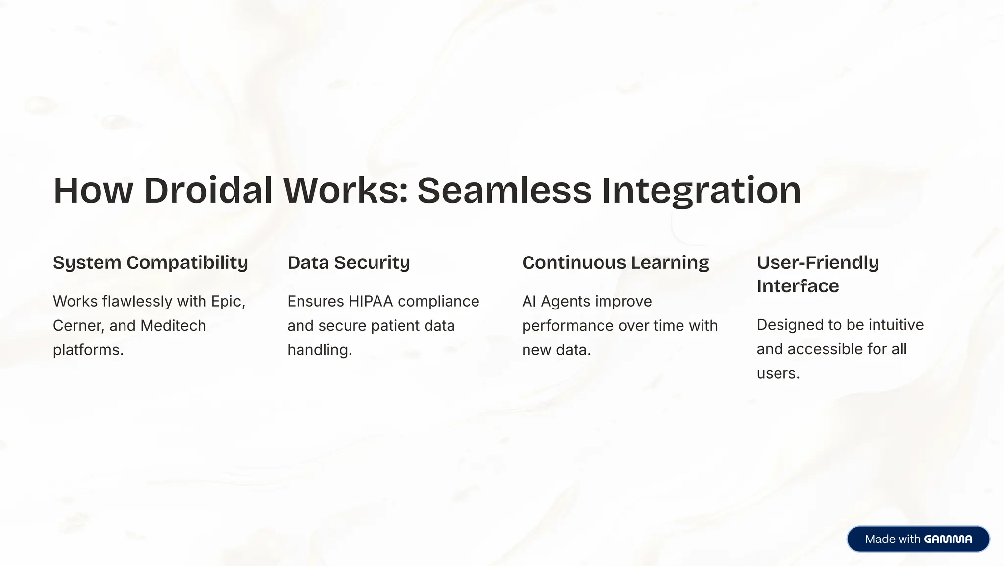 Droidal: AI Agents Revolutionizing Healthcare | PDF
