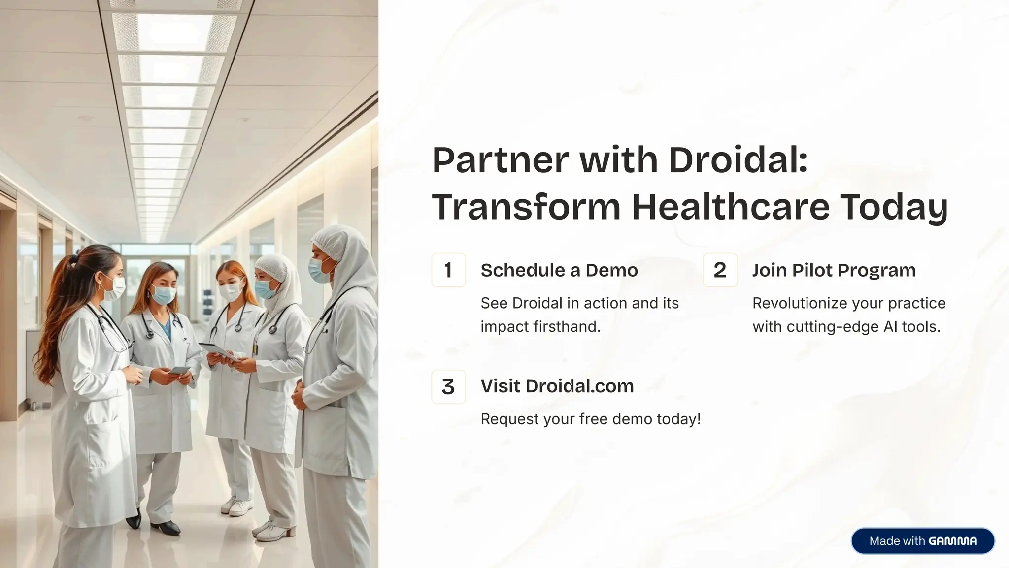 Droidal: AI Agents Revolutionizing Healthcare | PDF