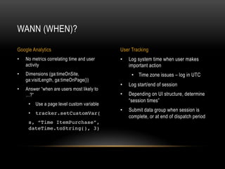 Droid con2013 tracking user behavior_tennyson_manheim | PDF