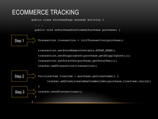 Droid con2013 tracking user behavior_tennyson_manheim | PPT