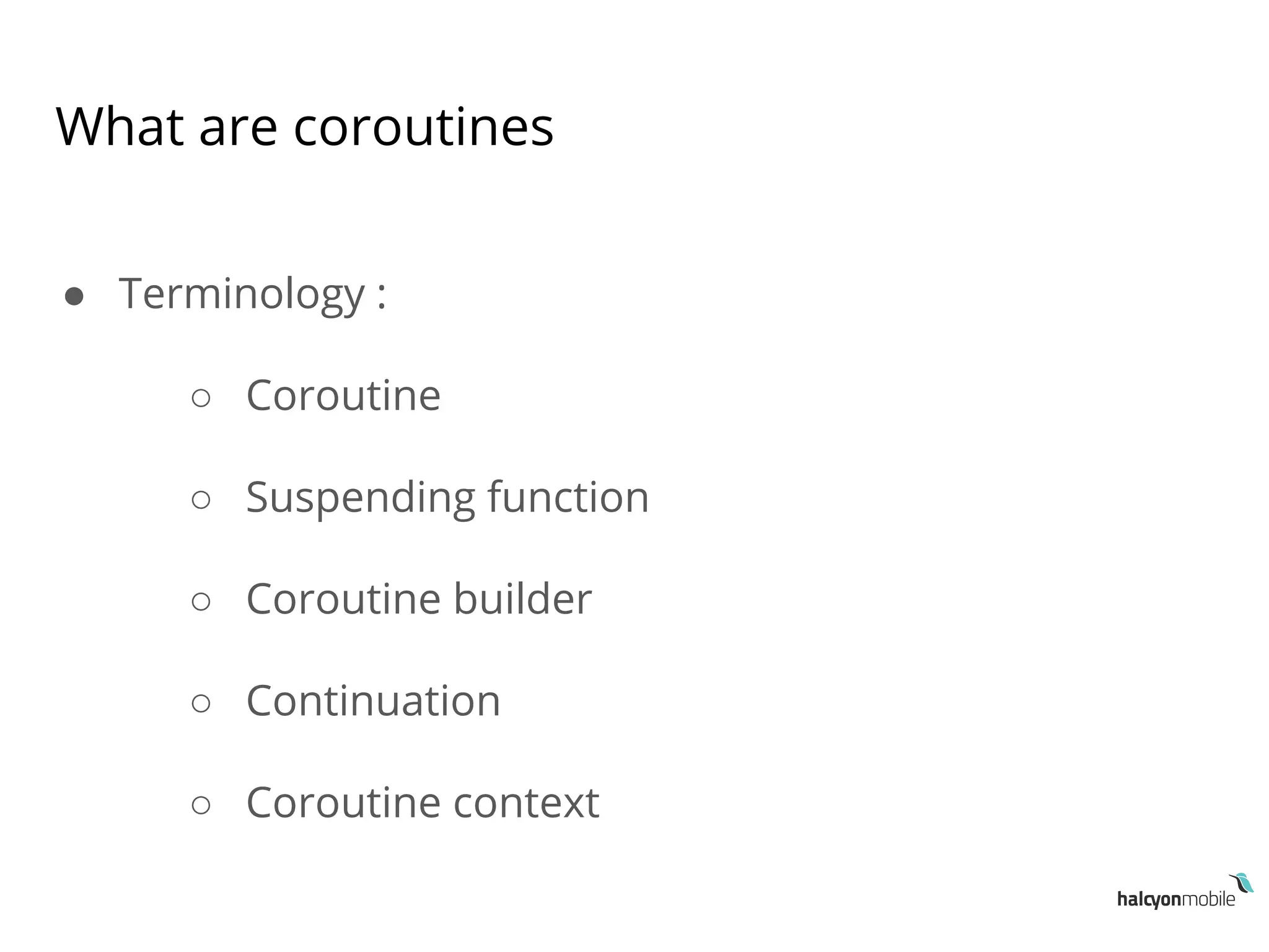 Droidcon Transylvania Kotlin Coroutines Ppt