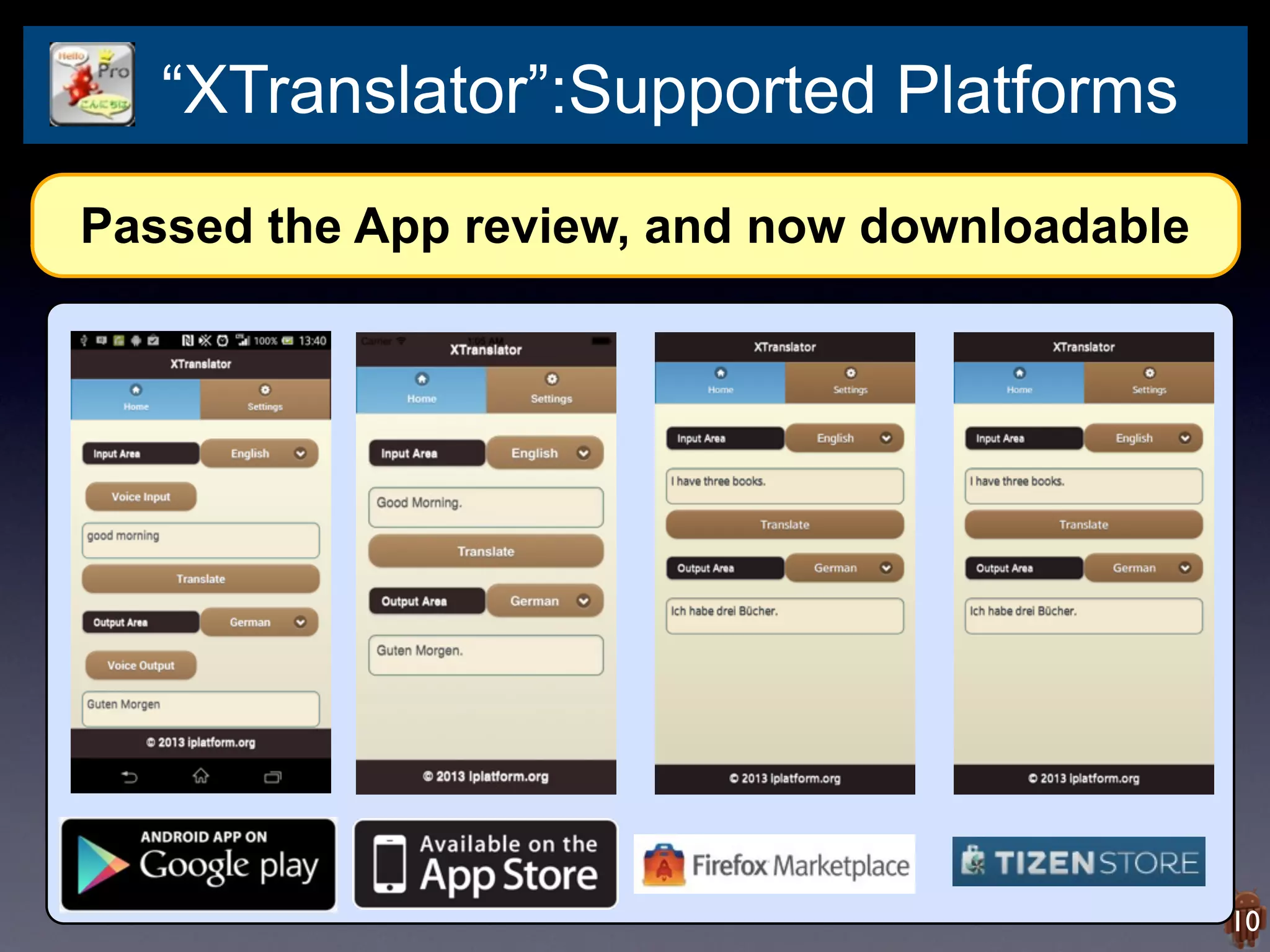 [Droidcon NL 2013] Developing Cross-Platform Apps | PPT