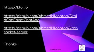 Create Multiplatform Chat App with Compose and Ktor | PPT